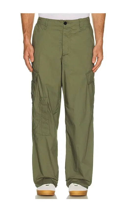 Allsaints Verge Trouser In Green In Valley Green - 47% Off